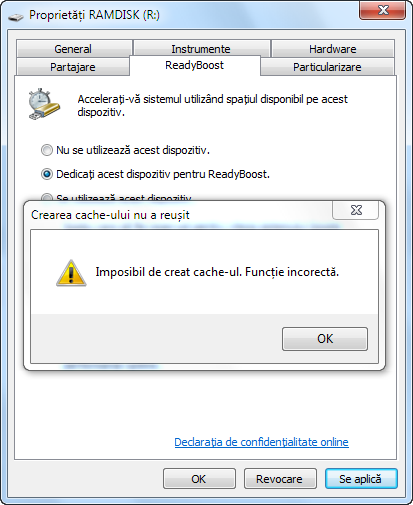 problem with readyboost on ramdisk - Microsoft (Windows) - Neowin