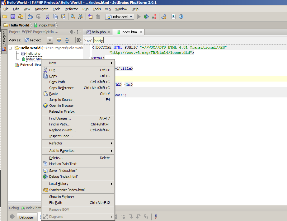 Help Needed With Using PHPStorm - Programming (C#, C++, JAVA, VB, .NET etc.) - Neowin