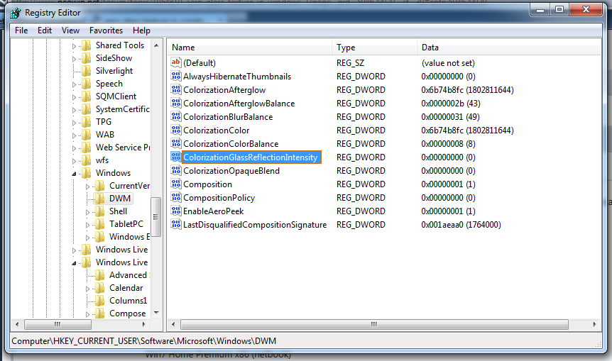 aero glass texture in windows 7 - Microsoft (Windows) - Neowin