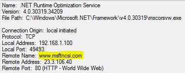 Microsoft NCSI? - Microsoft (Windows) - Neowin