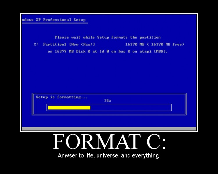 [pic] Format C: - Jokes & Funny Stuff - Neowin