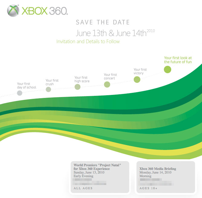 Project Natal "World Premiere" Starts This Year's E3 On A Sunda - Xbox ...