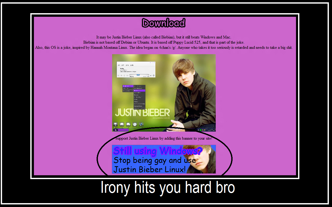 Justin Bieber Linux - Linux - Neowin