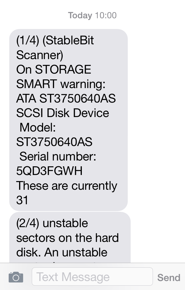 HDD SMART Error - Hardware Hangout - Neowin