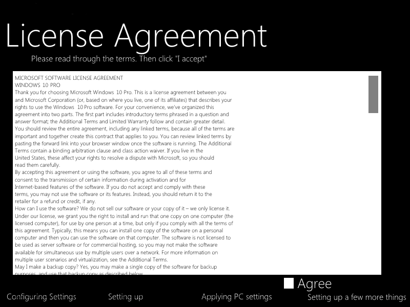 [MOCKUP] A concept of what the Windows 10 final build FULL installation ...