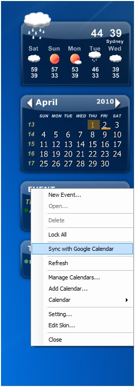 Sync Google iCalendar with desktop icalendar automatically - Software ...