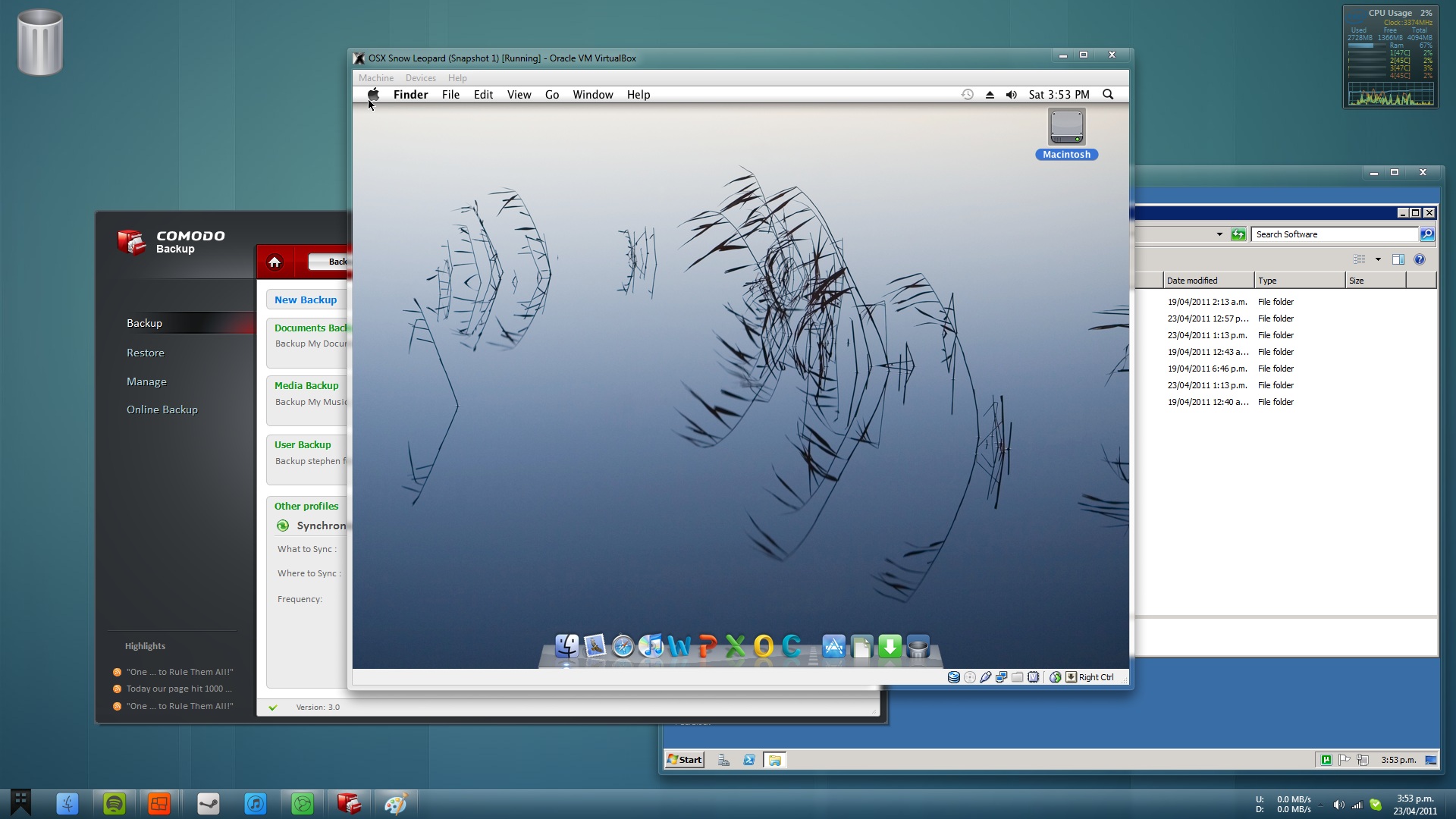 Mac OS Desktops - 1st Q 2011 - Page 3 - Apple (macOS) - Neowin
