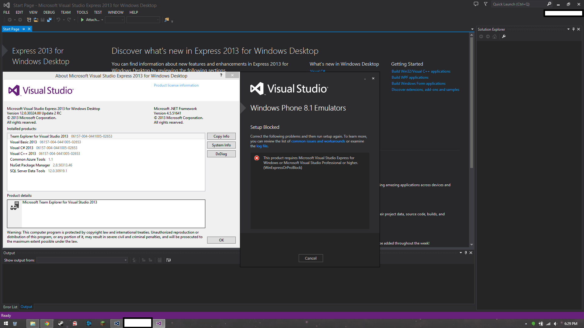 Cannot install Windows Phone 8.1 Emulators - Programming (C#, C++, JAVA ...