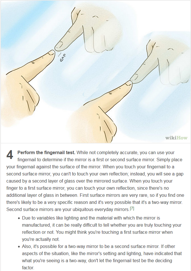 Woman spots Secret 2-way mirror in bar Restroom - Real World News - Neowin