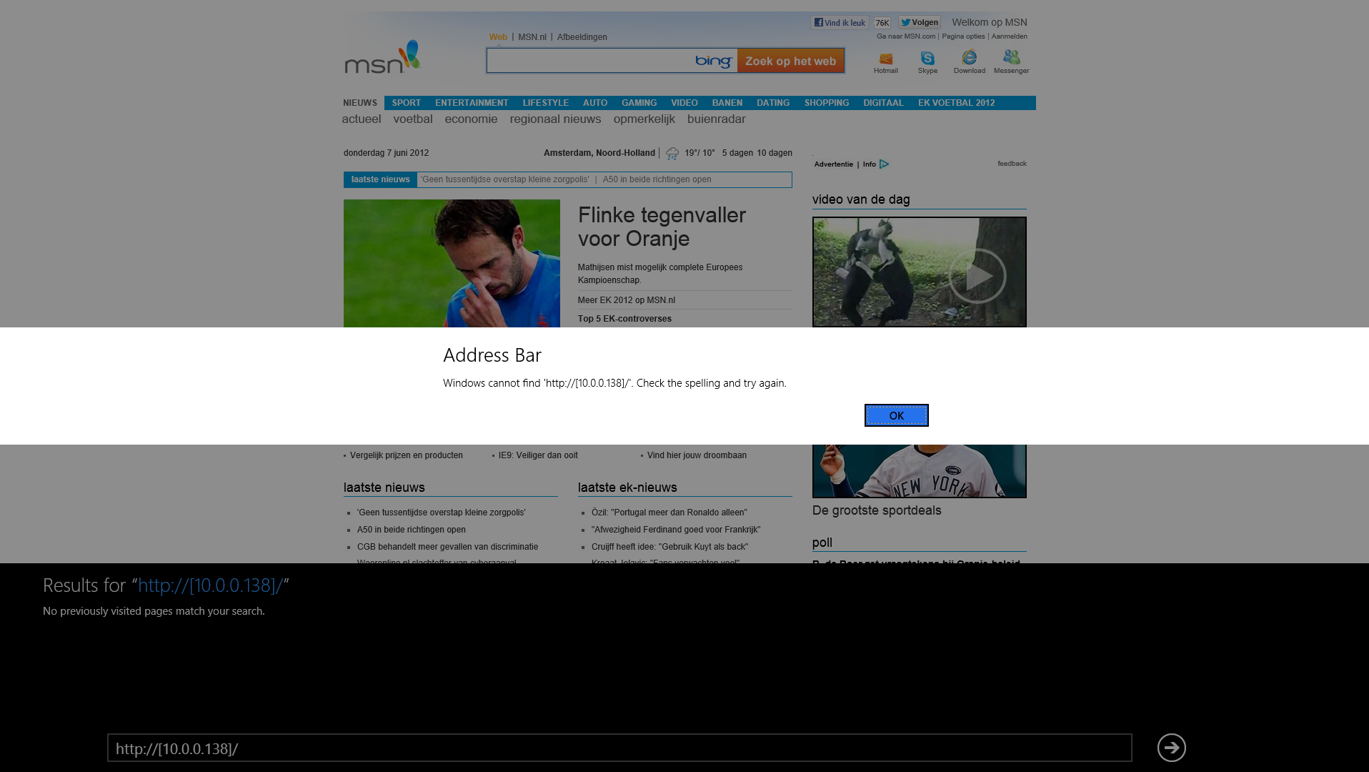 Ip Addresses in Metro Internet Explorer - The Fast Ring (Insider ...