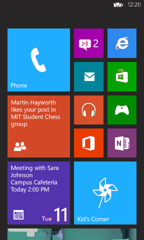 What the Windows Phone 8 Start screen should look like (with mockups ...