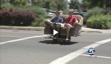 Motorized couch causing a buzz at BYU - Real World News - Neowin