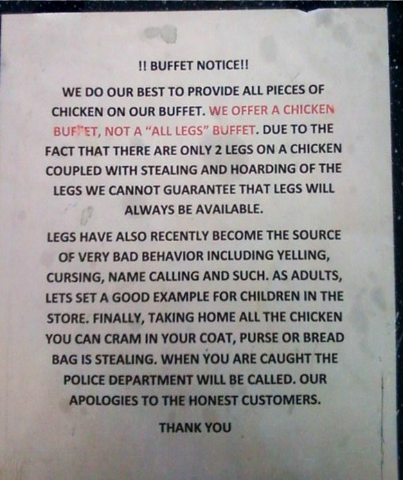 This is not an all legs buffet - Jokes & Funny Stuff - Neowin