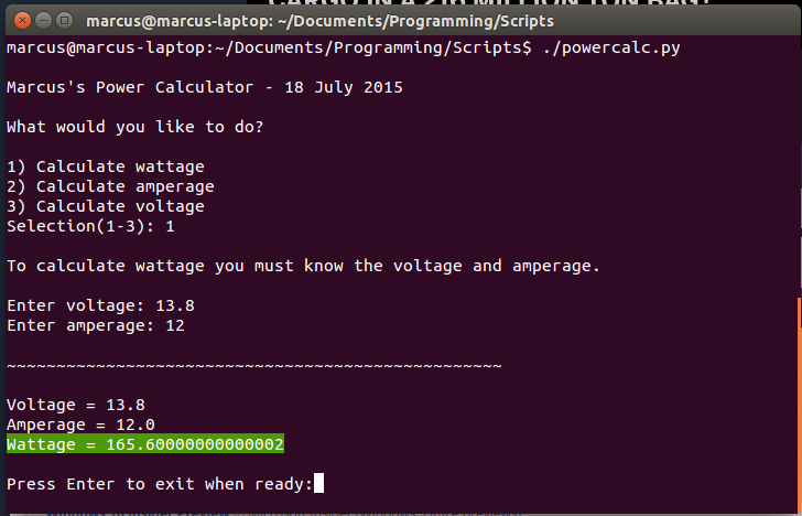 Voltage/Wattage/Amperage Calculator - Programming (C#, C++, JAVA, VB, .NET etc.) - Neowin