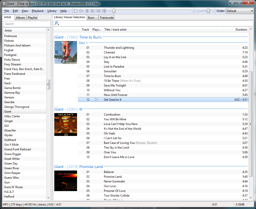 Foobar2000 Customization Topic - Tips, Tweaks & Customization - Neowin