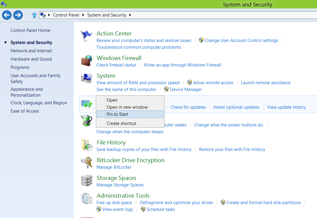 [TIP] Pinning Control Panel applets to Start - Microsoft (Windows) - Neowin