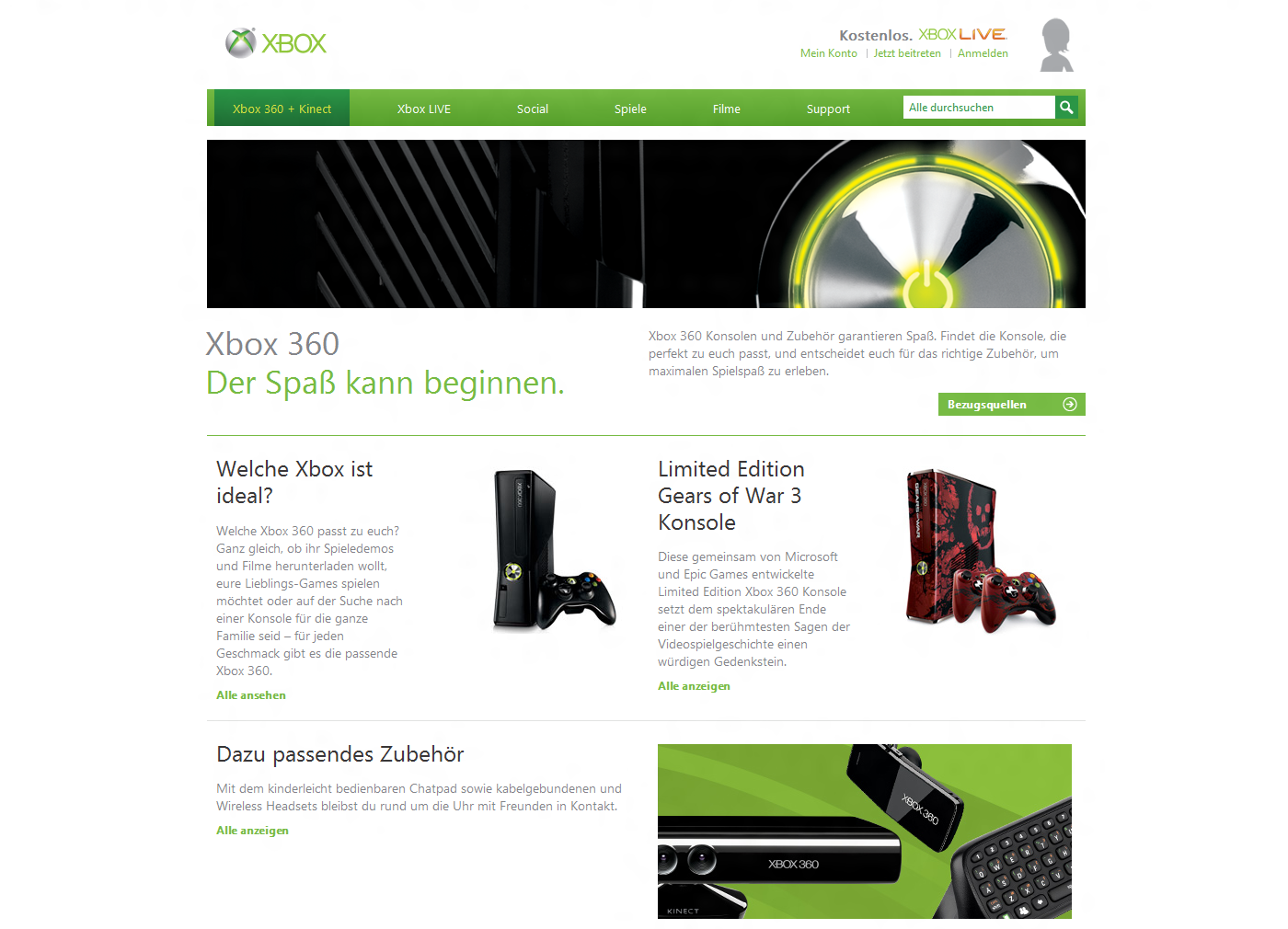 German xbox website layout makes me sick - Xbox - Neowin