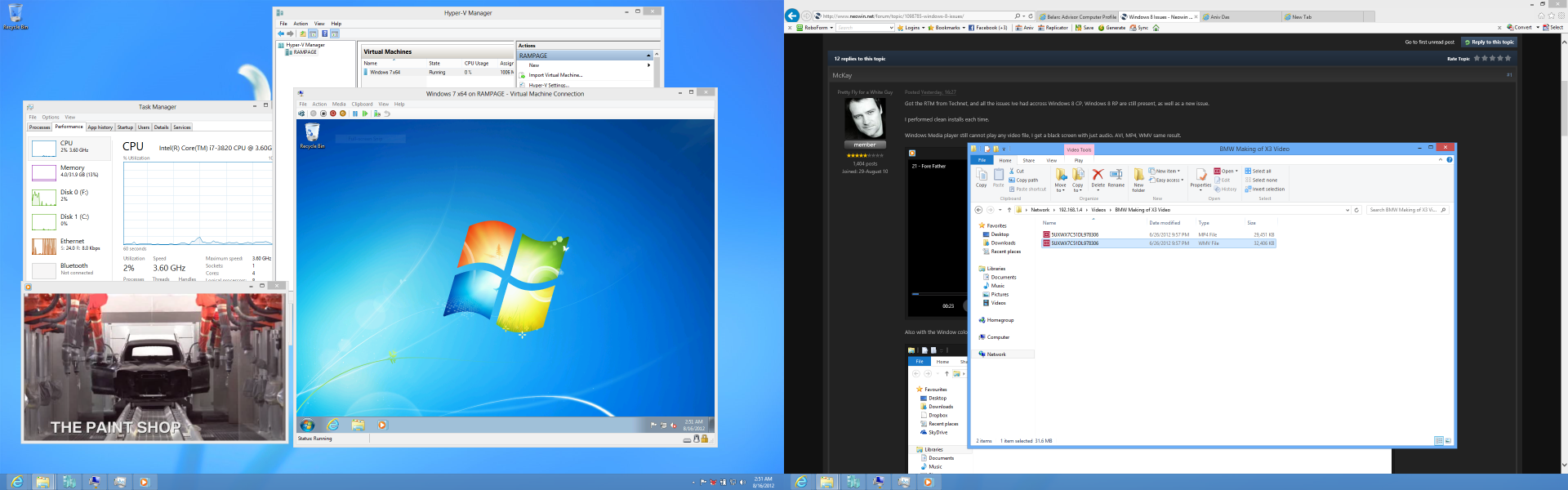 Windows 8 Issues - Microsoft (Windows) - Neowin