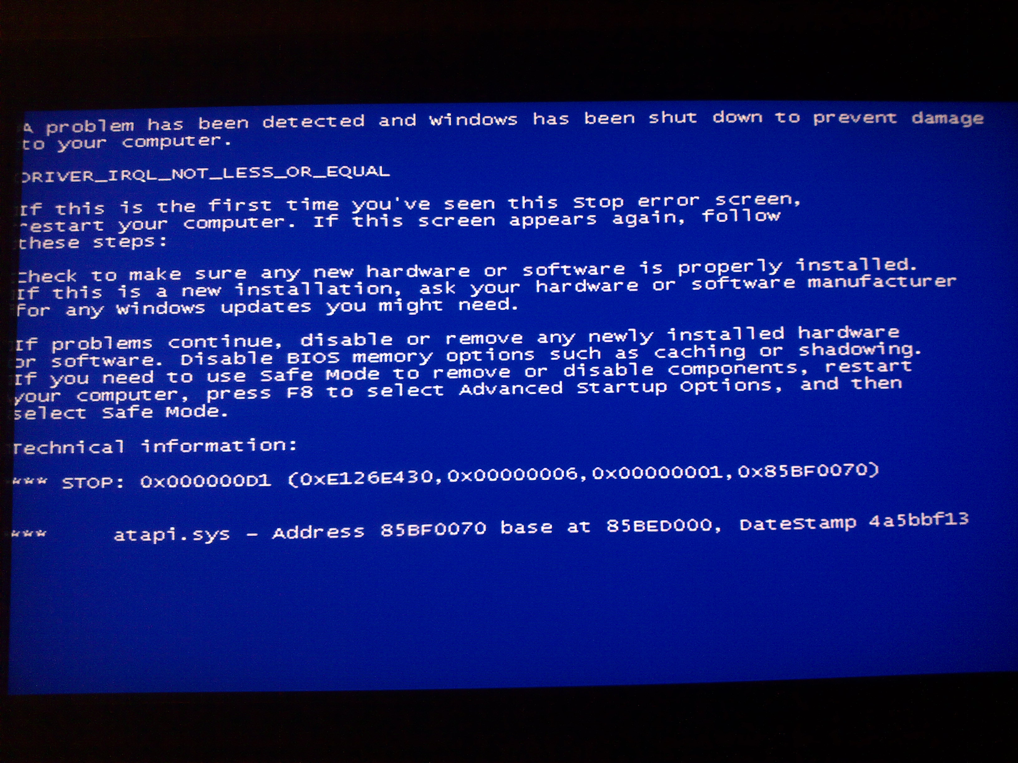 Windows 7, Blue Screen of Death - Microsoft (Windows) - Neowin