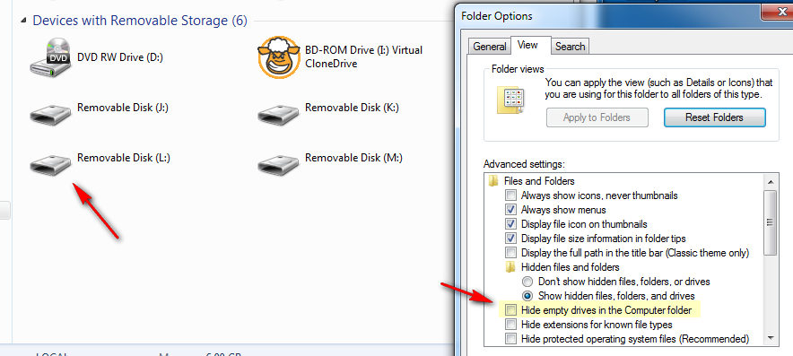 Why do I have 4 removable disk drives in Win. Explorer? - Software ...