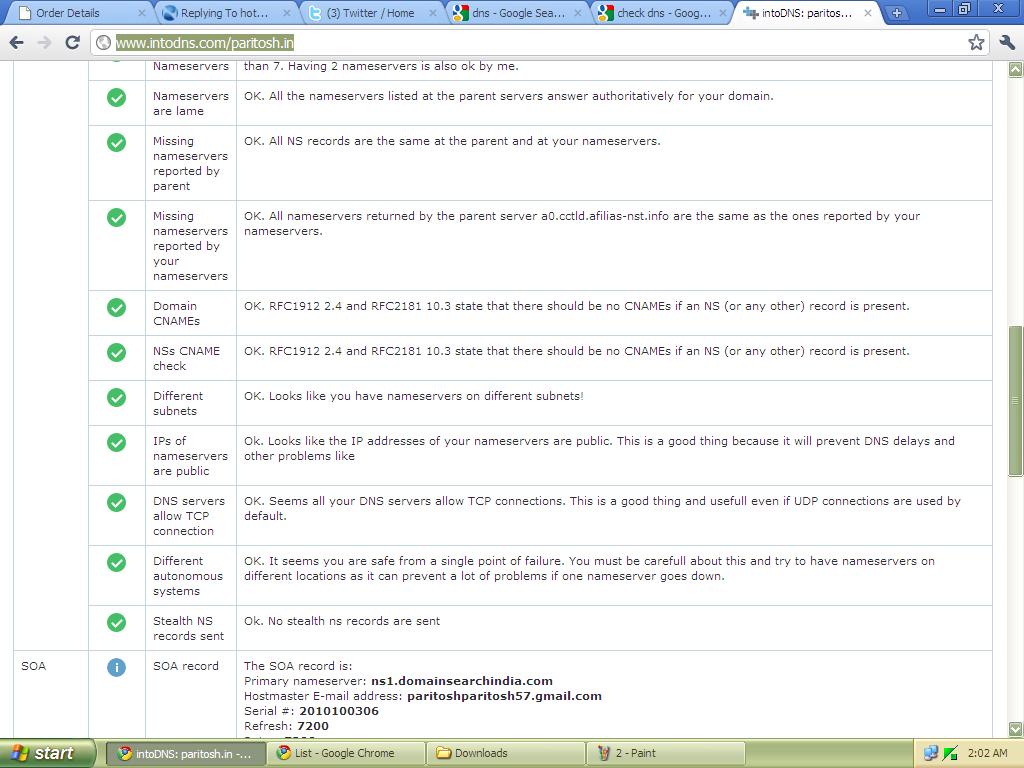 hotmail delivery status and DNS related issue - Smart Home, Network ...