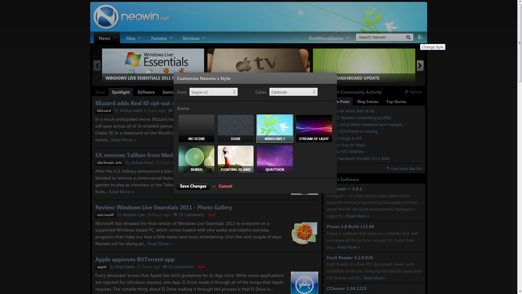 Neowin bugs in IE9 - Site & Forum Issues - Neowin