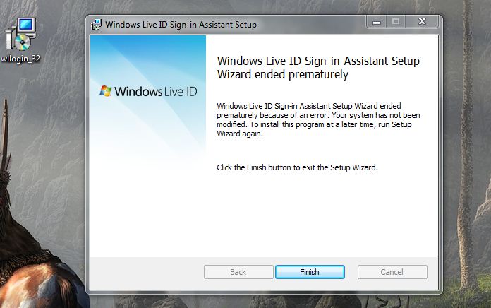 Sign-in Live Assistant install error.. - Software Discussion & Support - Neowin