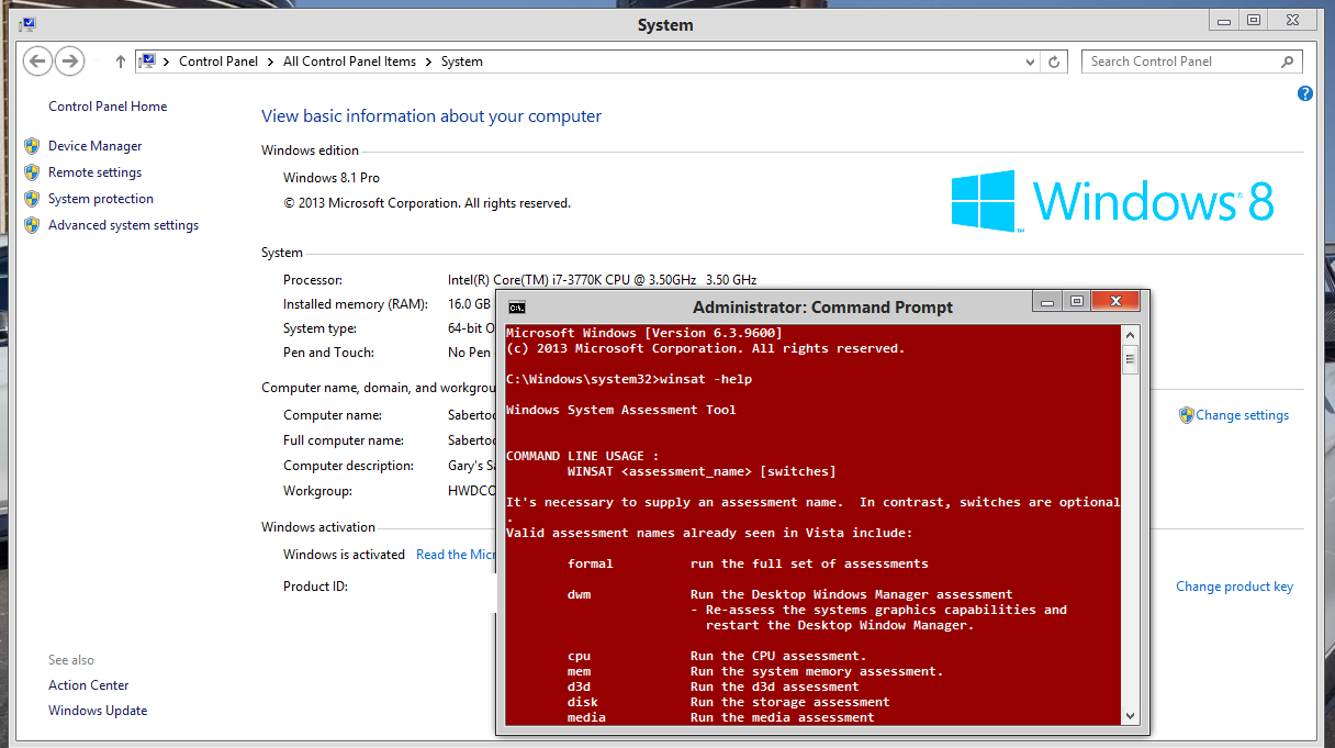 Winaero WEI Tool: Windows Experience Index for Windows 8.1 - Microsoft ...