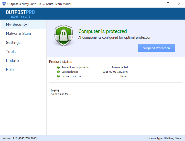 Outpost Pro 9.2 Beta, Windows 10 support (AntiVirus/Firewall - Back Page News - Neowin