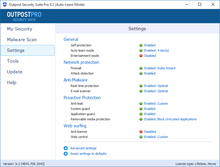 Outpost Pro 9.2 Beta, Windows 10 support (AntiVirus/Firewall - Back Page News - Neowin