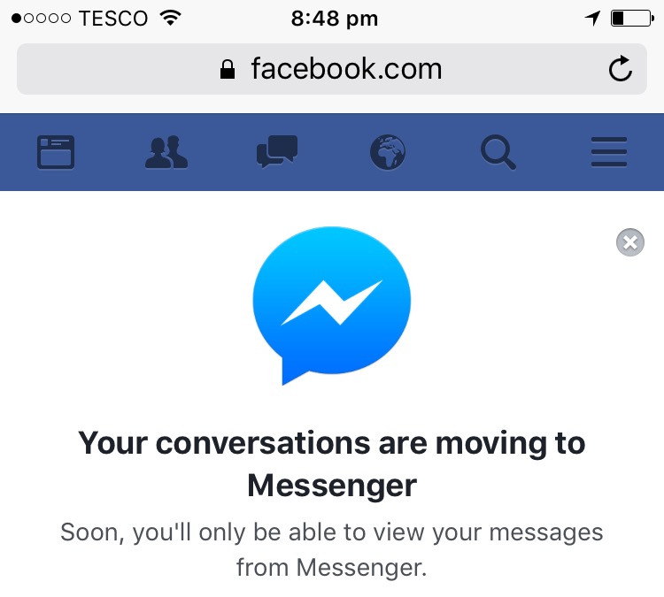 The End of No-Messenger Facebook on Mobile - General Discussion - Neowin