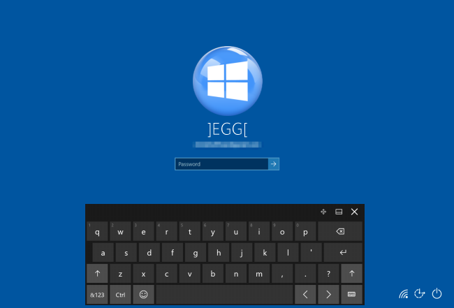 How do you remove the virtual keyboard from the sign-in screen after ...