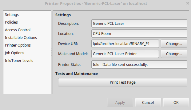 Linux Printer - Hardware Hangout - Neowin