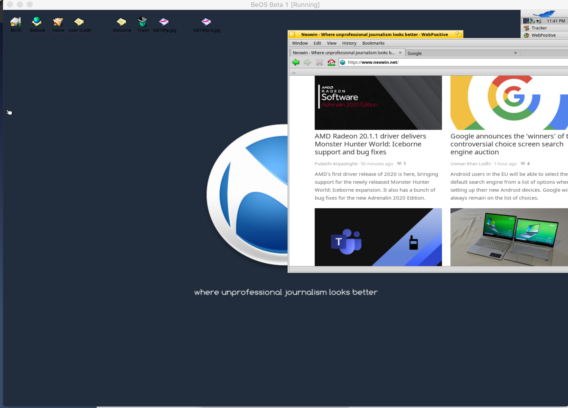 BeOS alternative - Linux - Neowin