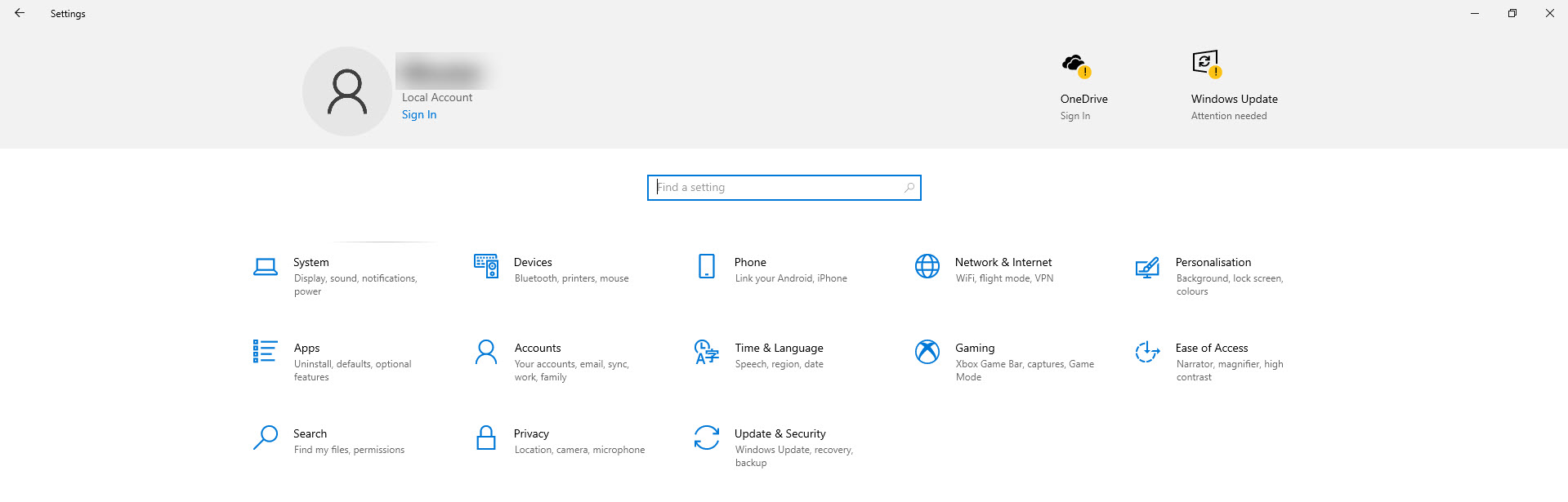 Windows Configuration "banner" on top op screen - Microsoft (Windows ...