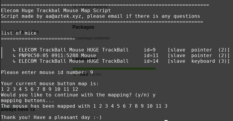 Mapping Fn keys on trackball mouse through script - Linux - Neowin