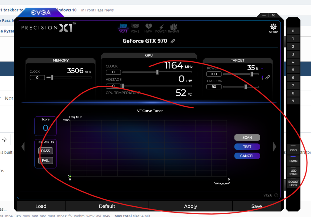EVGA Precision X1 - VF Curve Tuner - Not Working GTX 970s SLi ...