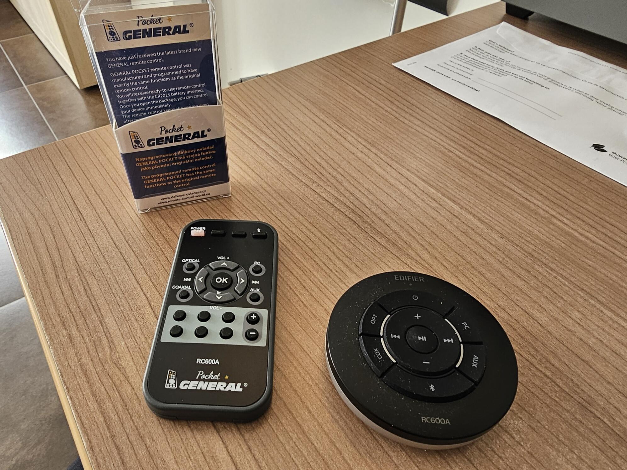 Edifier RC600A remote mod for EDIFIER S350DB and S360DB - Hardware ...