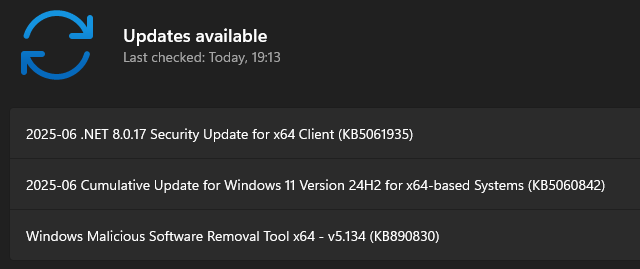 No updates for Win11 this June patch tuesday? - Microsoft (Windows ...