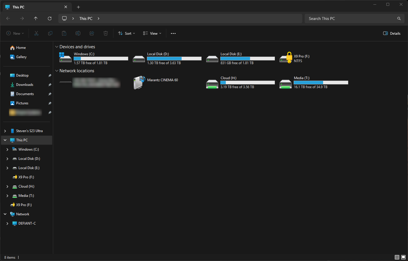 Why is my Programs drive missing from the list in quick access ...