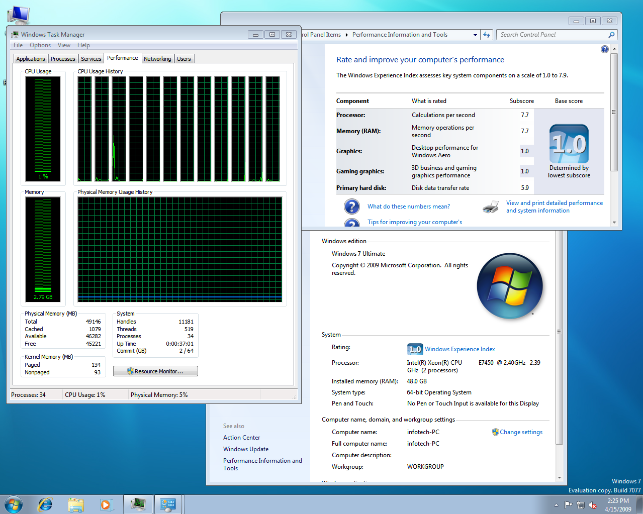 What is Your Windows 7 Windows Experience Index - The Fast Ring ...