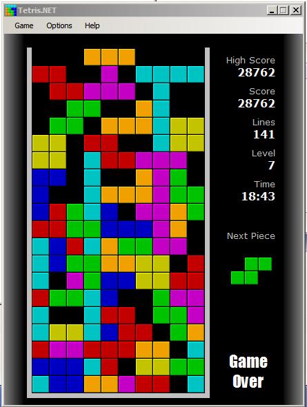 Tetris.NET 2.0 - Programming (C#, C++, JAVA, VB, .NET etc.) - Neowin