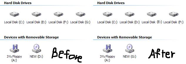 How can i change cd-rom drive letter to last drive - Microsoft (Windows ...