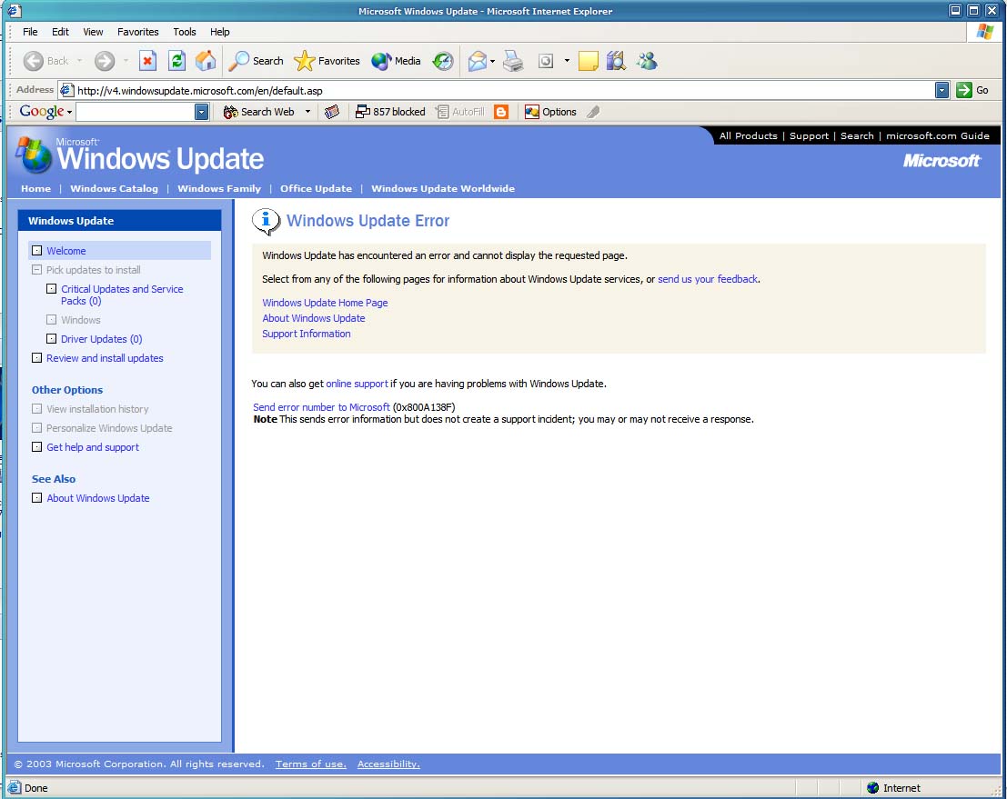 Windows Update Problem! - Microsoft (Windows) - Neowin