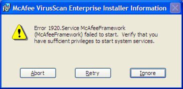 XP SP2 & McAfee 7.1 - Update Fix - Microsoft (Windows) - Neowin