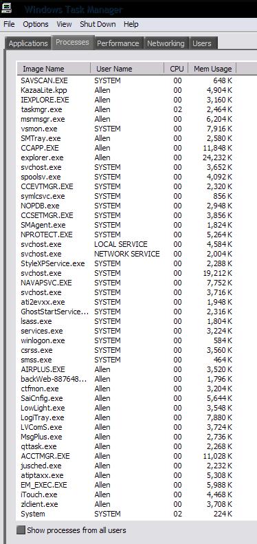 what to get rid of in processes - Microsoft (Windows) - Neowin