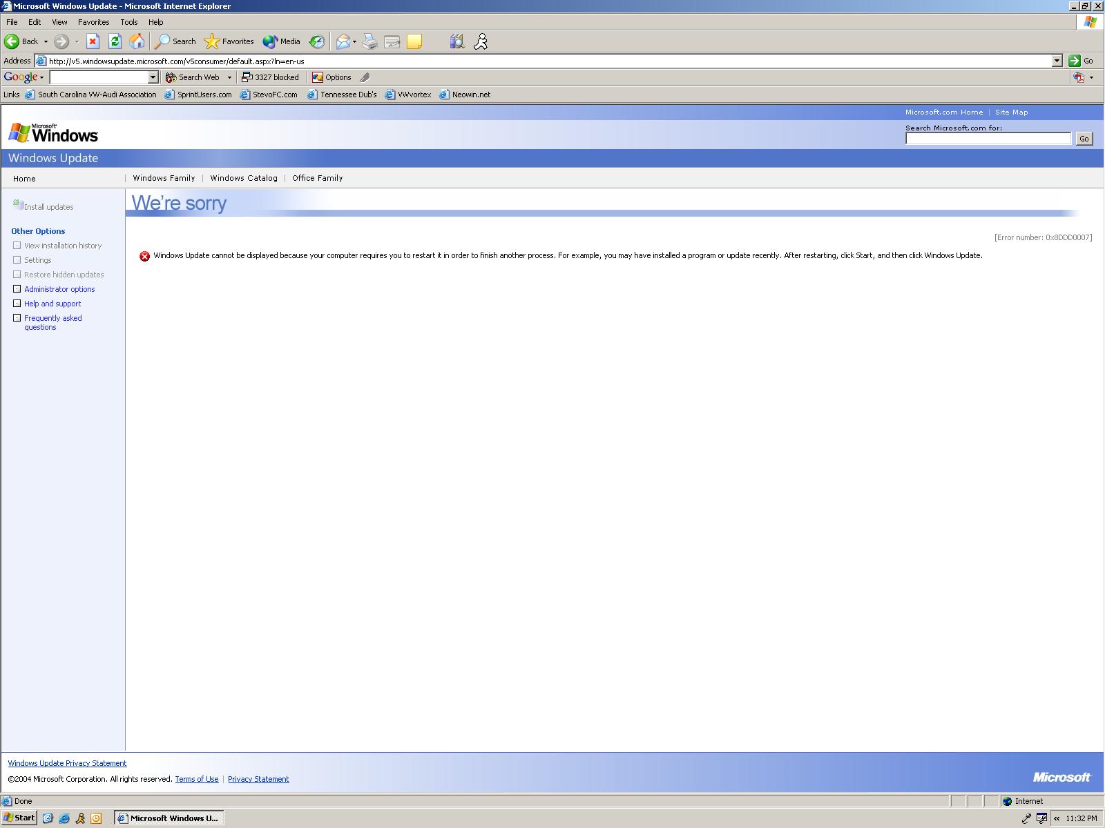Windows Update Problem - Microsoft (Windows) - Neowin