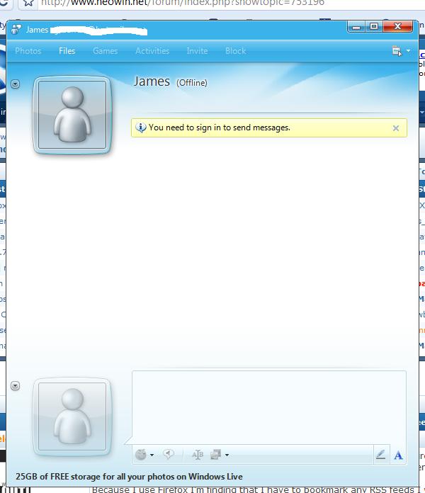 WLM Conversation Window Border - Microsoft (Windows) - Neowin