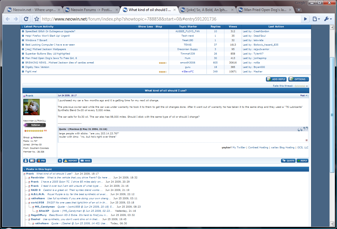 Forum Layout Issues - Site & Forum Issues - Neowin