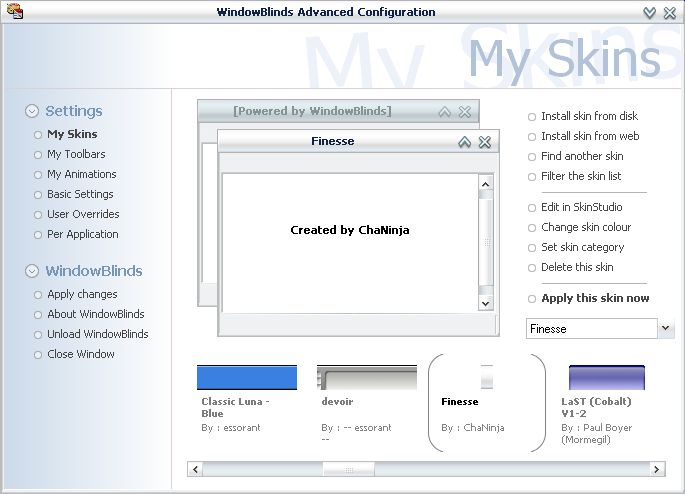 WindowBlinds Questions - Software Discussion & Support - Neowin